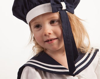 Baby girl hat baptism bonnet baby summer cap ivory cotton