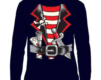 Striped pirate shirt | Etsy