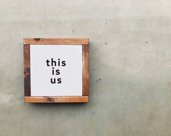 This is us wood sign | Etsy