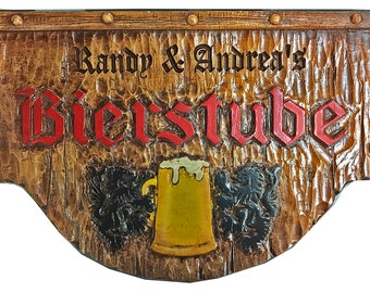 Beer Home Brewery Personalized Sign