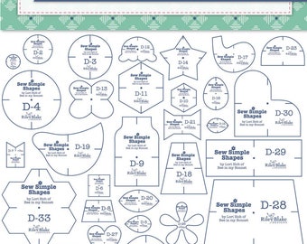 BLOOM Sew Simple Shapes Applique Templates