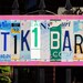 TIKI BAR Custom license plate sign / Happy Hour / beer lover