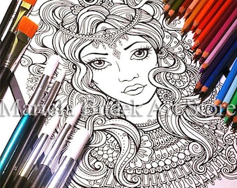 Coloring pages Coloring books mariolabudek by MariolaBudekArt