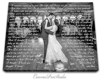 First dance lyrics | Etsy