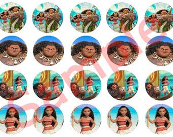 Moana stickers | Etsy