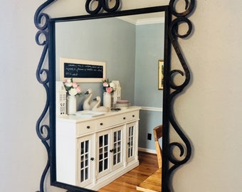 Wrought iron mirror | Etsy
