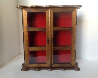 Curio cabinet | Etsy
