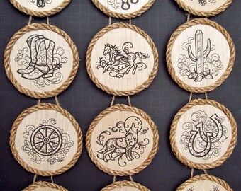 Western gift tags | Etsy