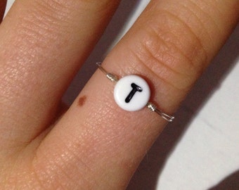 Wire name ring | Etsy