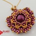 Tutorial Keira Pendant Beading tutorial Beading pattern