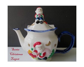 Christmas teapots | Etsy