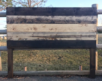 Rustic headboard | Etsy