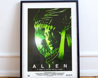 Alien Pinup 8 x 10 prints