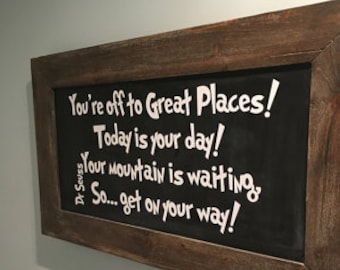 Dr. Seuss You're off to Great Places Vinyl Wall Decal