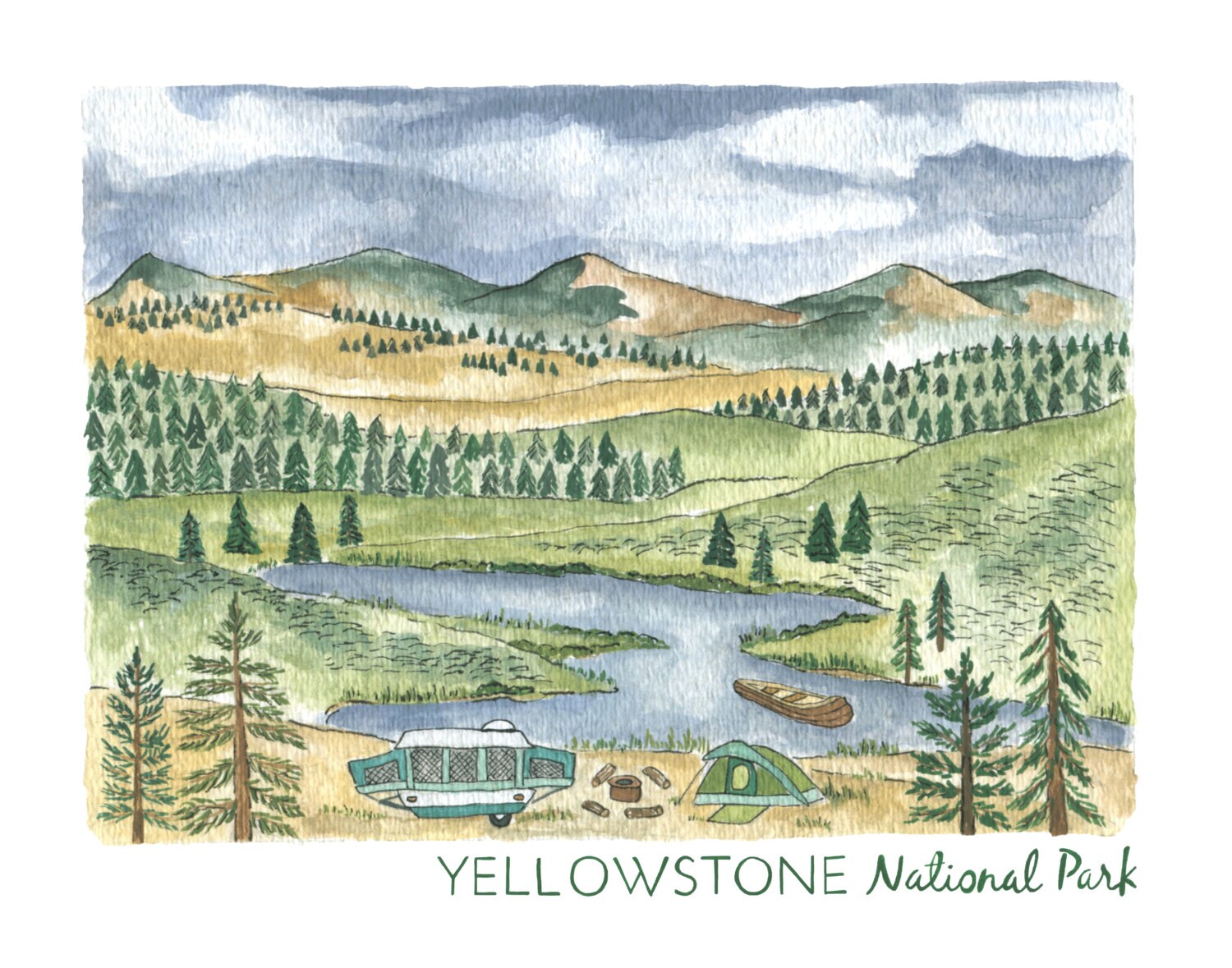 Yellowstone National Park Print