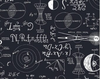 Math fabric | Etsy