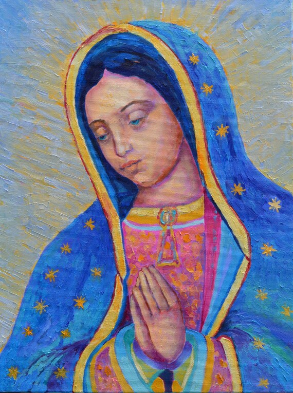 Our Lady of Guadalupe POSTER Virgin Mary print Catholic prints