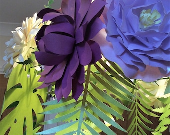 Hanging paper flower | Etsy