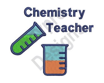 Chemistry embroidery | Etsy