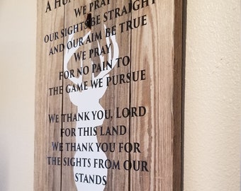 Hunters prayer | Etsy