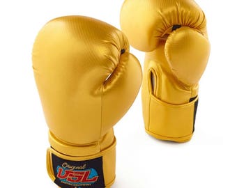 Gold boxing gloves | Etsy