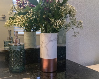 Rose gold vases | Etsy