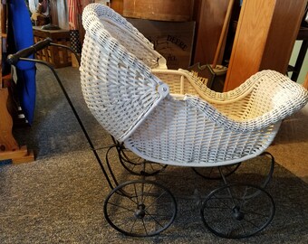 Wicker baby carriage | Etsy