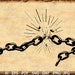 Vector BROKEN CHAINS AI eps svg dxf pdf png jpg