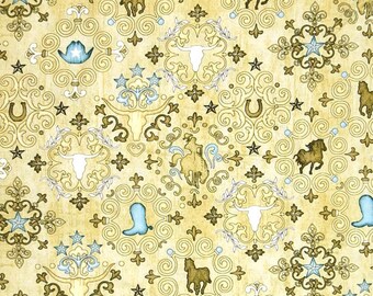 Medallion fabric | Etsy