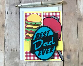 Hamburger card | Etsy