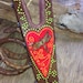 Large Rustic Red Bootjack with Concho