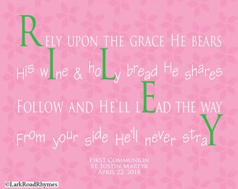 Communion poem | Etsy