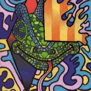 Chameleon print | Etsy