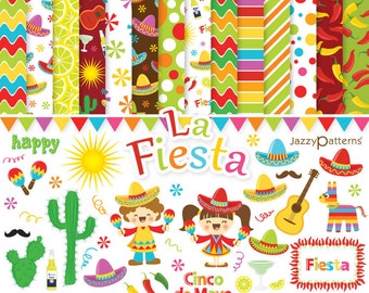 Fiesta clipart Mexican cinco de Mayo clipart 15058
