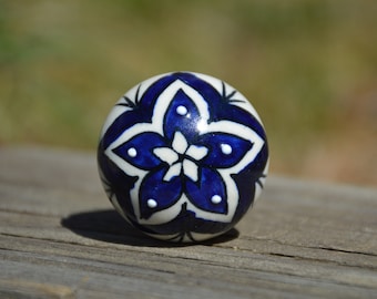 Flower drawer knob | Etsy