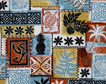 Polynesian fabric | Etsy