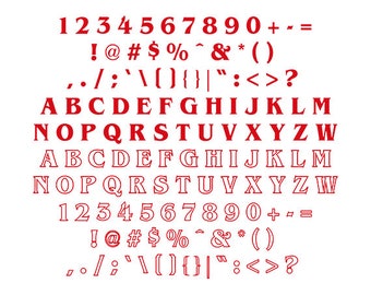 Stranger things font | Etsy