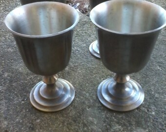 Pewter goblet | Etsy