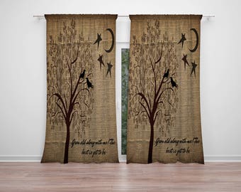 Tree curtains | Etsy