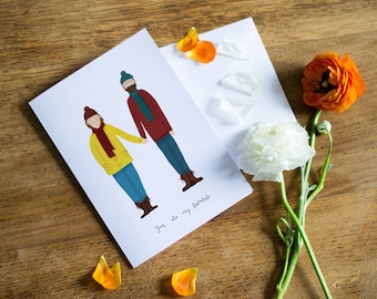Couple card | Etsy