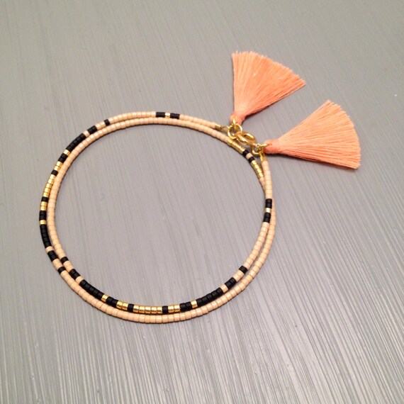 Beaded Wrap Bracelet Seed Bead Wrap Beaded Bracelet Wrap