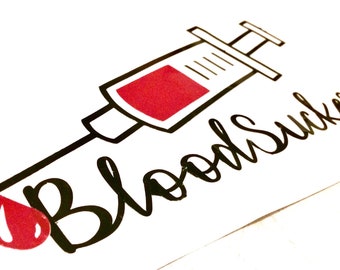 Phlebotomist decal | Etsy