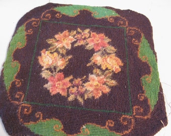 Antique needlepoint | Etsy