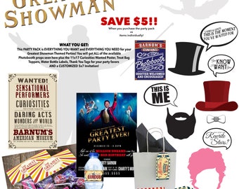 Greatest showman | Etsy