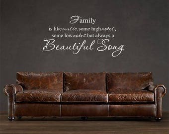 Family is like music | Etsy