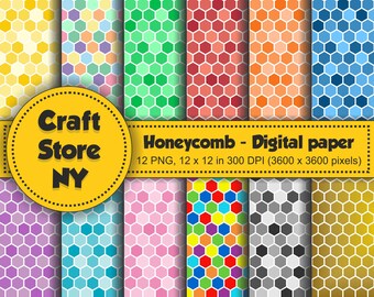 Honeycomb pattern | Etsy