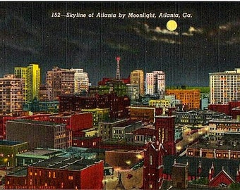 Atlanta postcards | Etsy