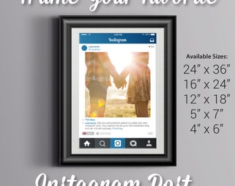Personalized Instagram Style Prop Frame DIGITAL FILE Perfect