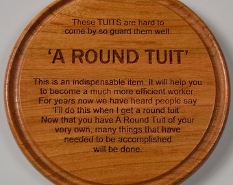 Round tuit | Etsy