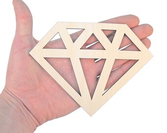 Diamond cut out | Etsy